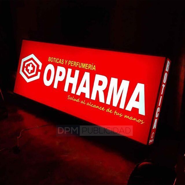 Letrero Luminoso Traslúcido