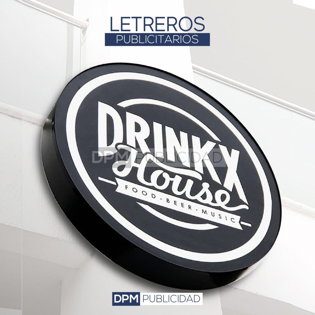 Letreros Circulares Acrílicos