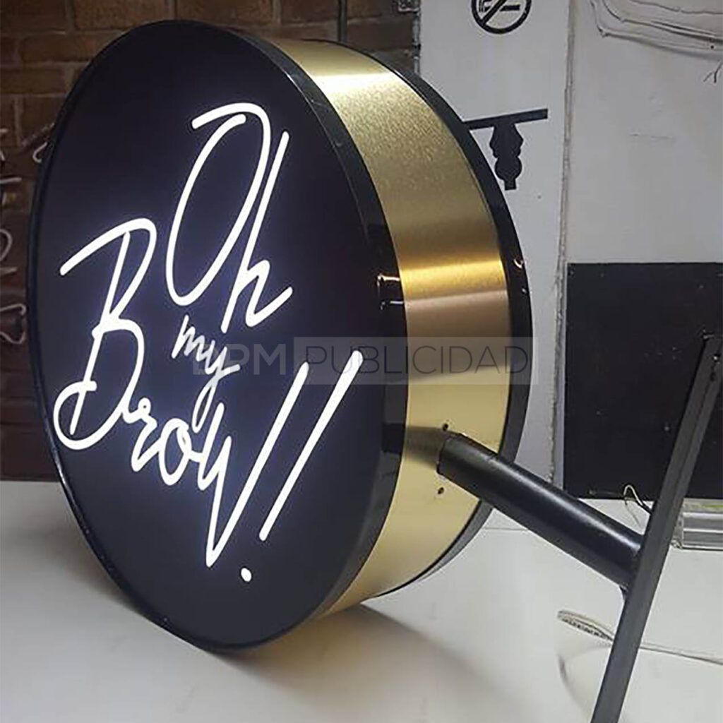 Letreros Circulares Acrílicos