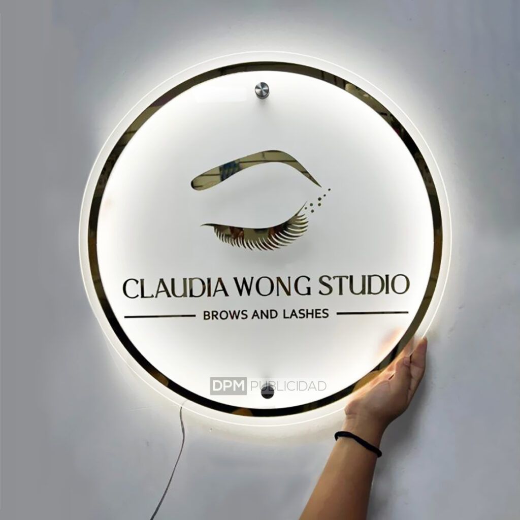 Letreros Circulares Acrílicos